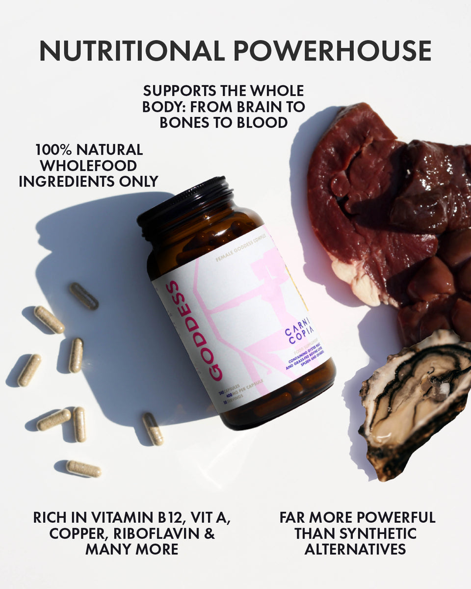 Women's Formula - Oyster, Beef Liver, Spleen & Ovaries | CARNICOPIA ...